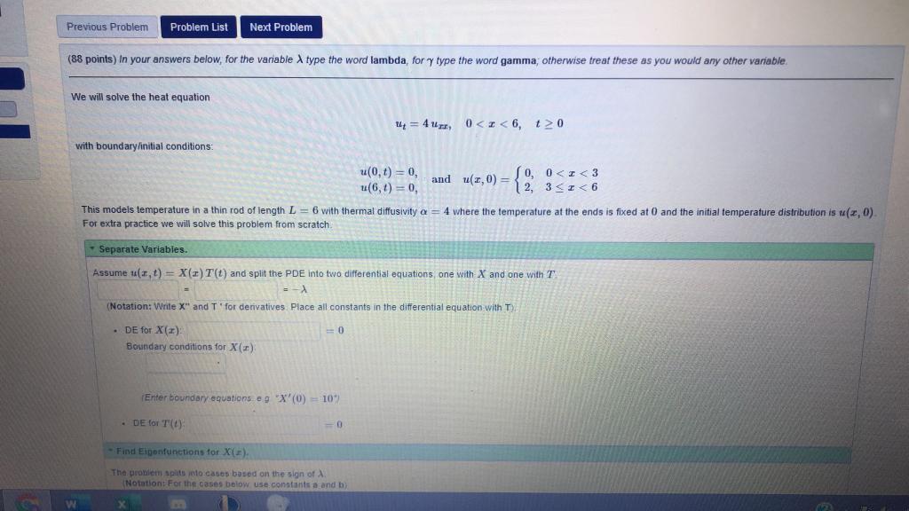 Solved (Notation: Eigenfunctions should not include any | Chegg.com