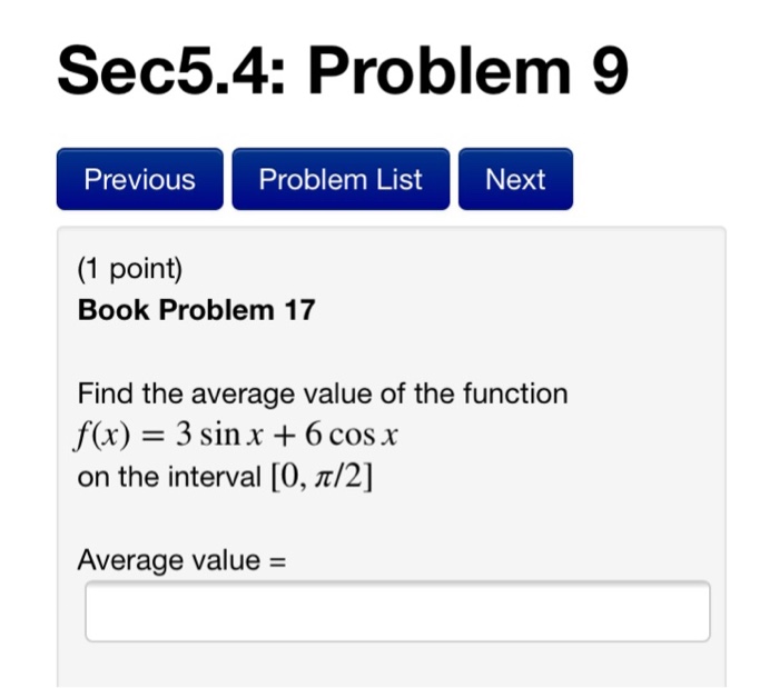 Solved (1 point) Book Problem 1 Sketch the graph of the | Chegg.com