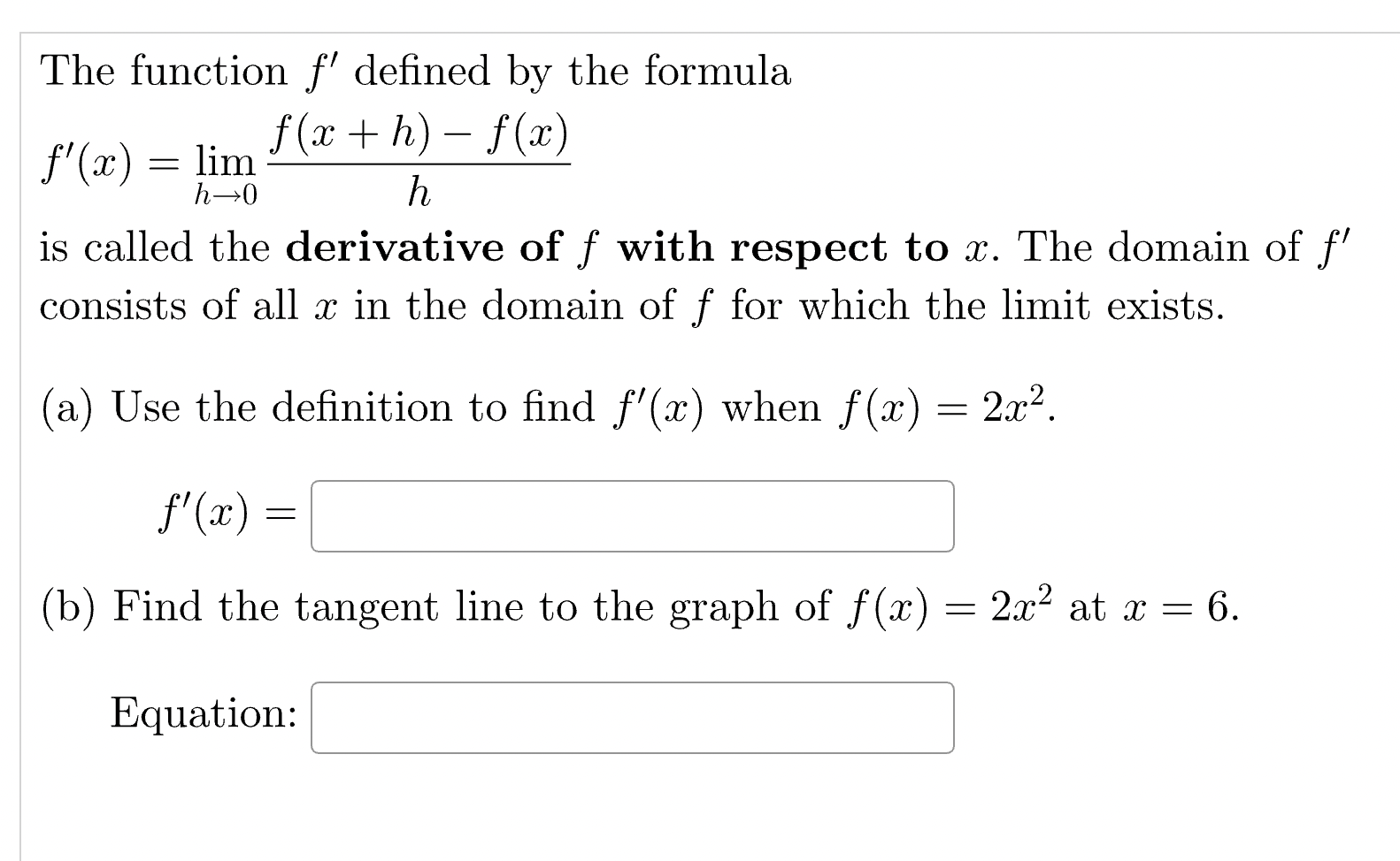 Solved The function f′ defined by the formula | Chegg.com