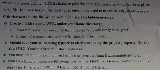 Solved HW2-lseek.txt:abcdEfghiSgoodUvery | Chegg.com