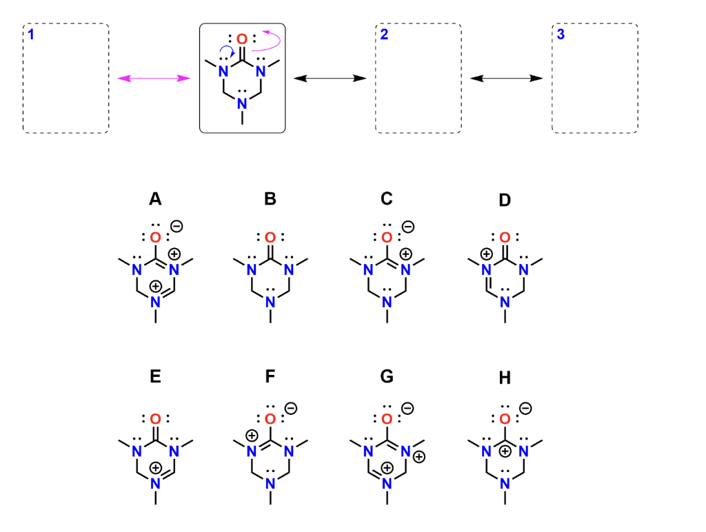 Solved Please identify the MAJOR contributing resonance | Chegg.com