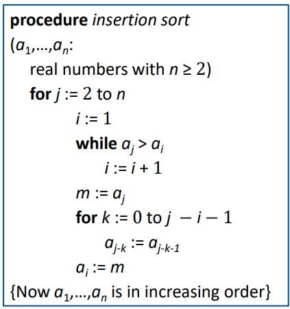 Solved How can I modify this algorithm of insertion sort to | Chegg.com