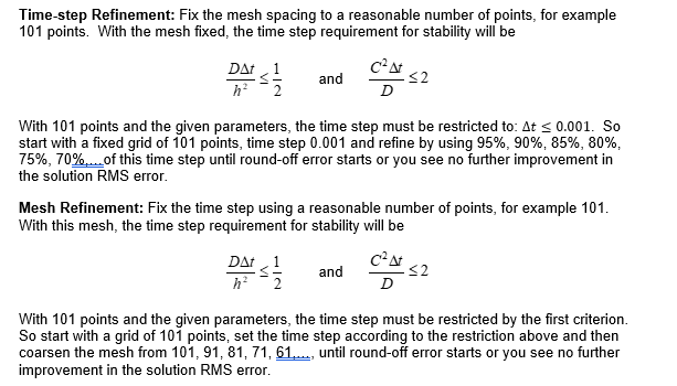 ou Consider the 1D Advection-Diffusion Equation: ou | Chegg.com