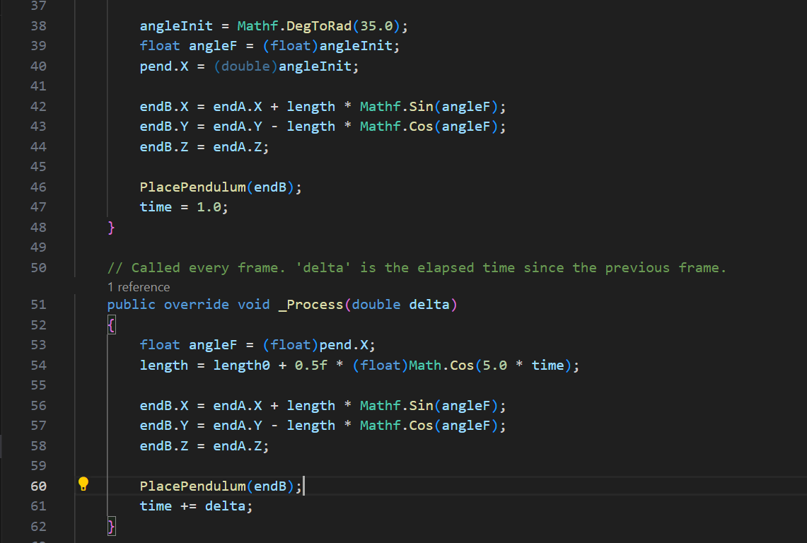 Solved Professor Code of SimPendulunusing System; public | Chegg.com