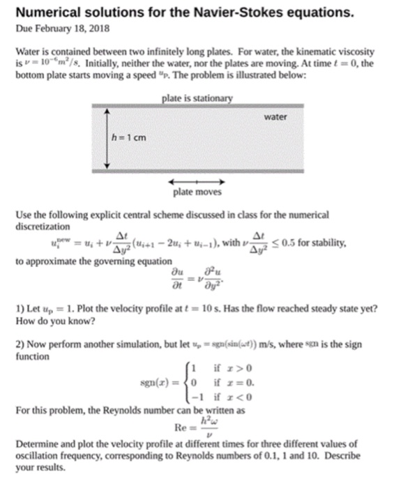Navier Stokes Equation Numerical Solution - Tessshebaylo