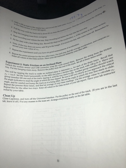 Solved Lab 5: Friction Introduction In this lab we will use | Chegg.com Solved Lab 5: Friction Introduction In this lab we will use | Chegg.com