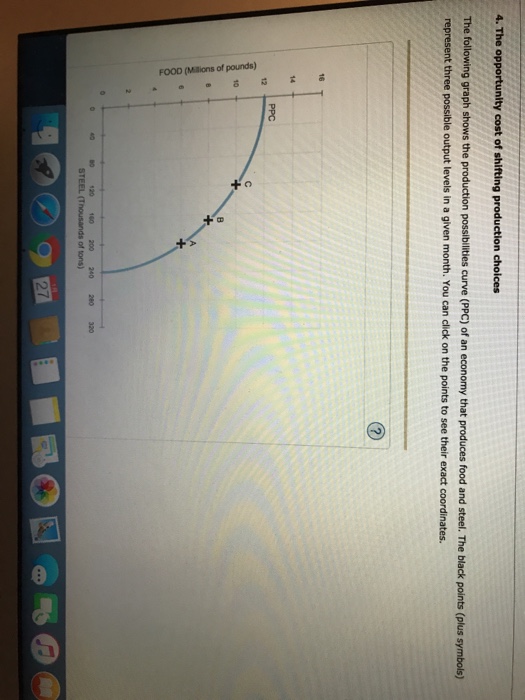 Solved 4. The opportunity cost of shifting production | Chegg.com