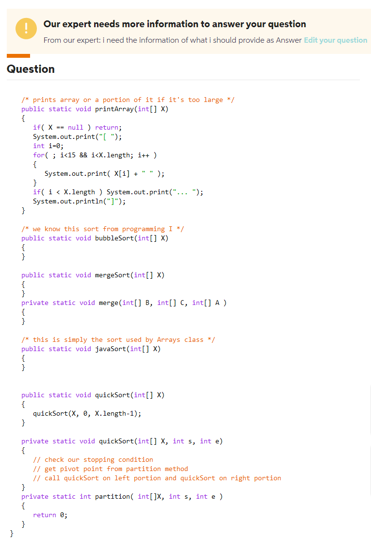 Solved Our expert needs more information to answer your | Chegg.com