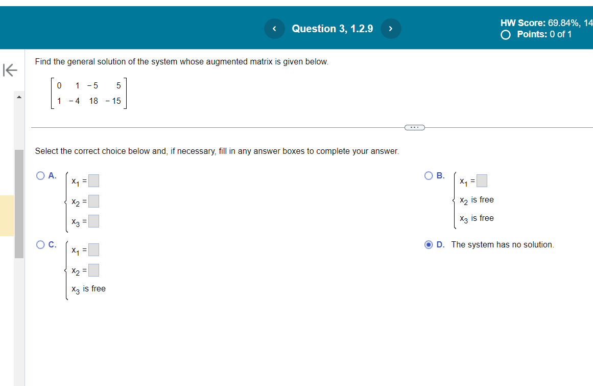 Solved Find the general solution of the system whose | Chegg.com