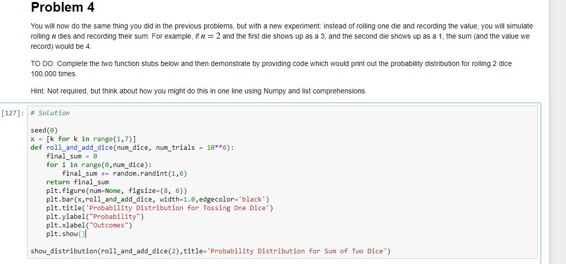 Solved Problem 4 You will now do the same thing you did in | Chegg.com