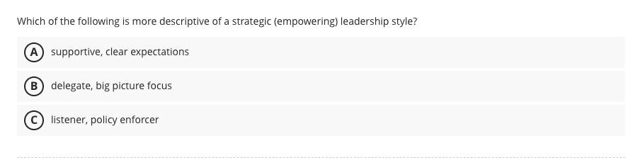 Solved Which of the following is more descriptive of a | Chegg.com