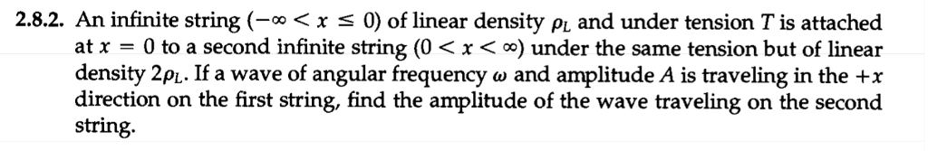 Solved 2.8.2. An infinite string