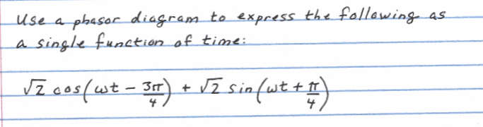 Solved Use a pesor diagrams to express the following as a | Chegg.com