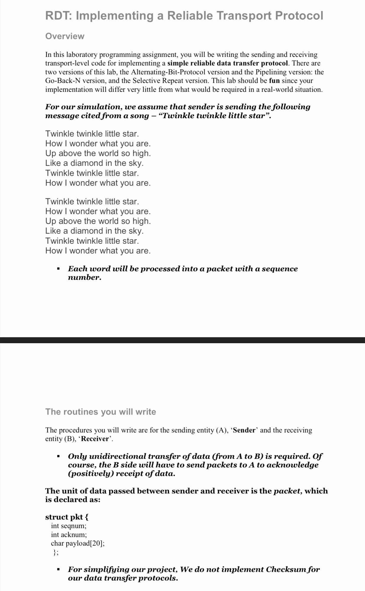 Solved to do:The goal of this assignment is to implement a | Chegg.com