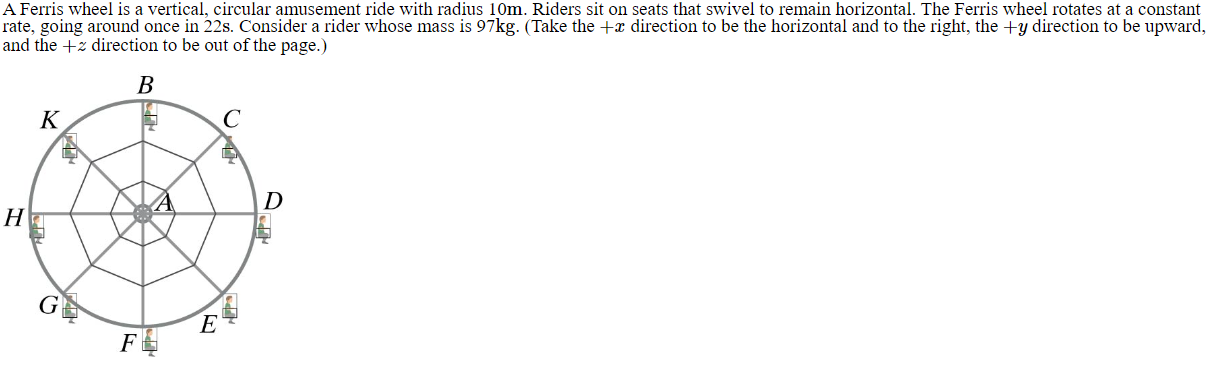 Solved At the top of the ride, what is the perpendicular | Chegg.com