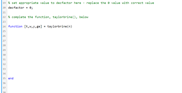 In the MATLAB script below, you will implement your | Chegg.com