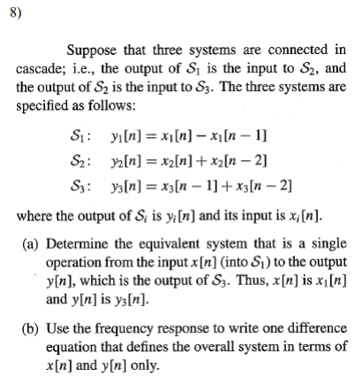 Solved The frequency response of a linear time-invariant | Chegg.com