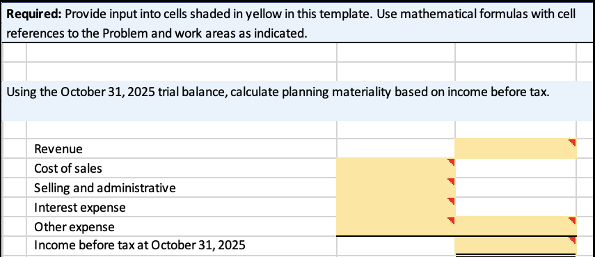 Solved Need help getting started with formulas I will do the | Chegg.com Solved Need help getting started with formulas I will do the | Chegg.com