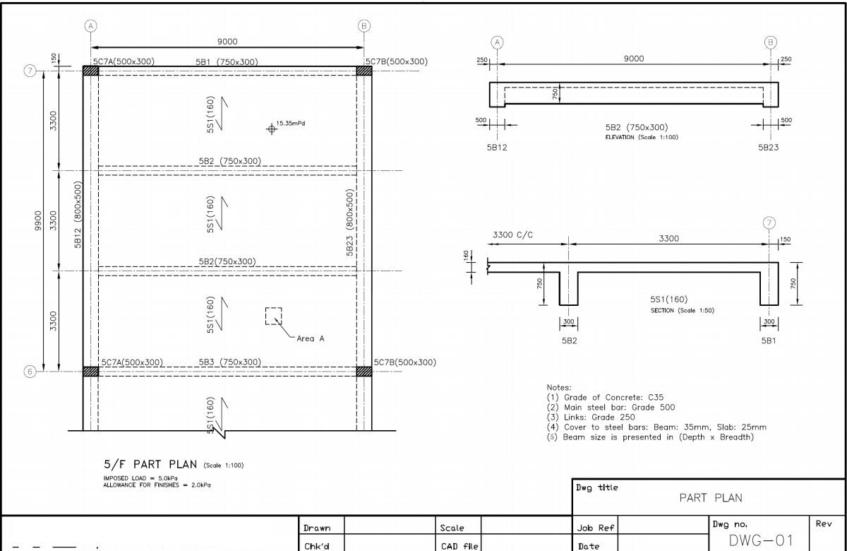 Solved 1. Re-design the reinforcement and check the | Chegg.com
