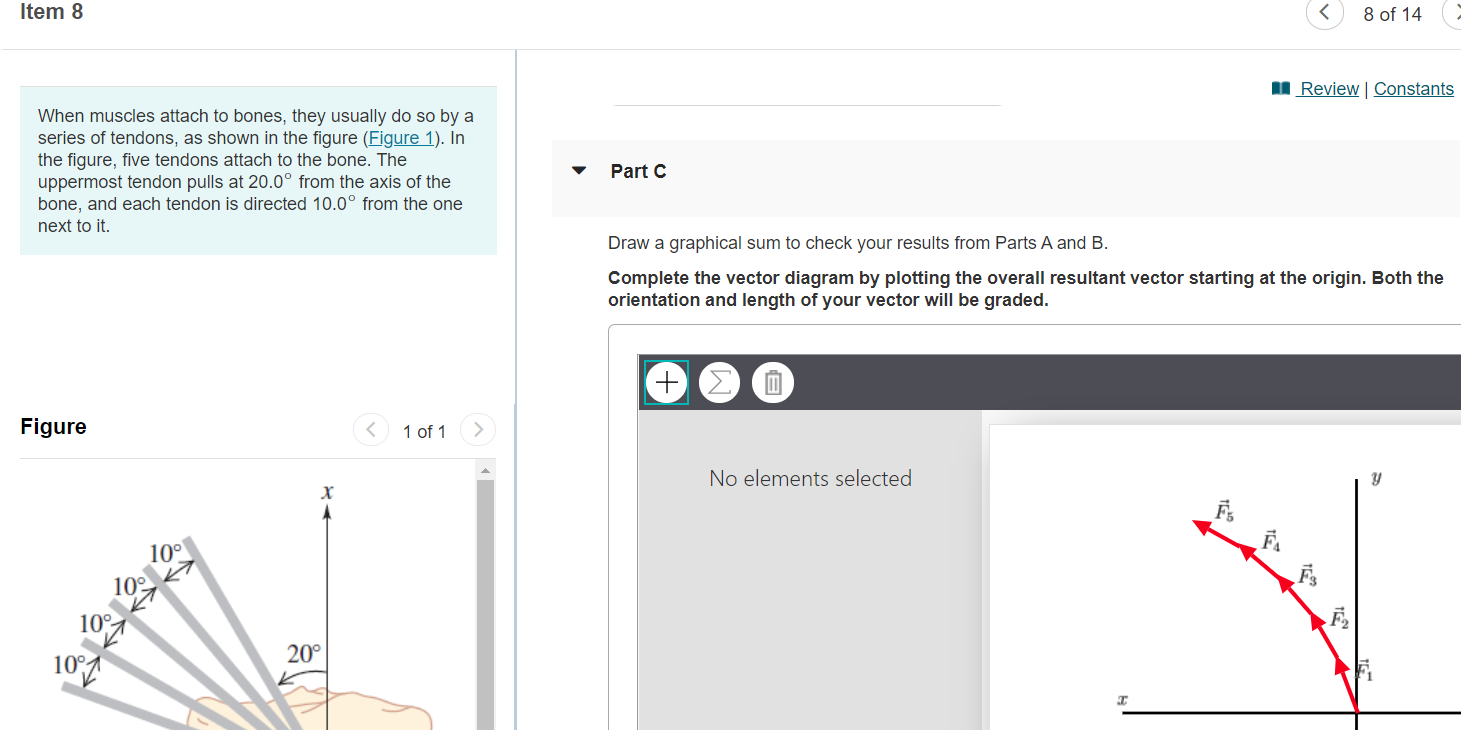 Solved Draw a graphical sum to check your results from Parts | Chegg.com