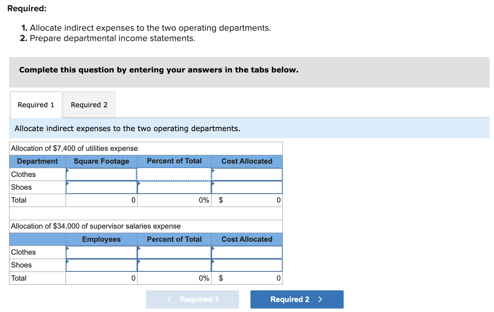 Solved Diaz Company is a retail store with two operating | Chegg.com
