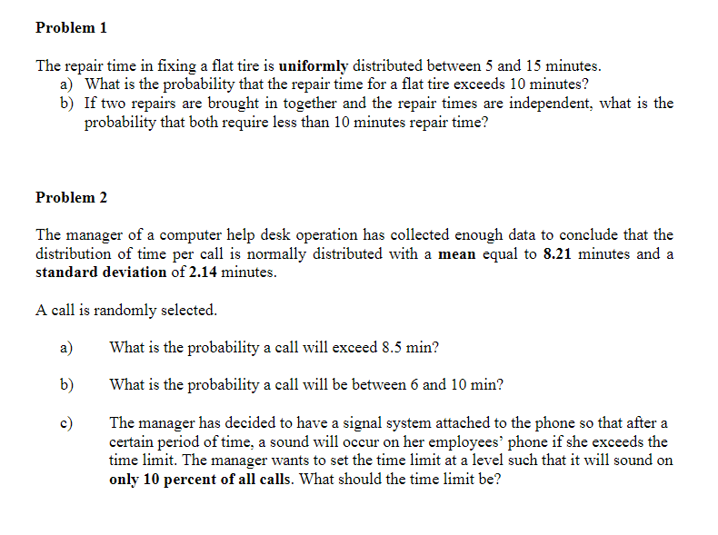 Solved Notes: Problem 1 is on the continuous uniform | Chegg.com