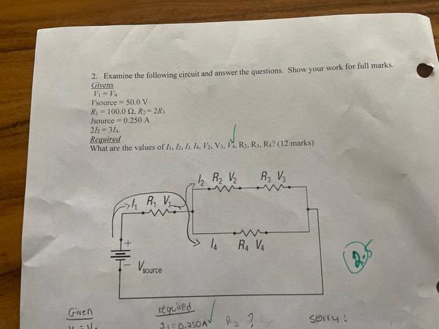 Solved Circuits Questions - Please Answer all parts of both | Chegg.com
