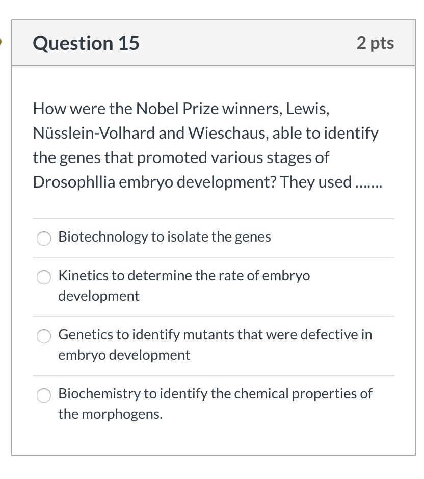 Solved Question 49 2 pts Plant morphogen that defines root | Chegg.com