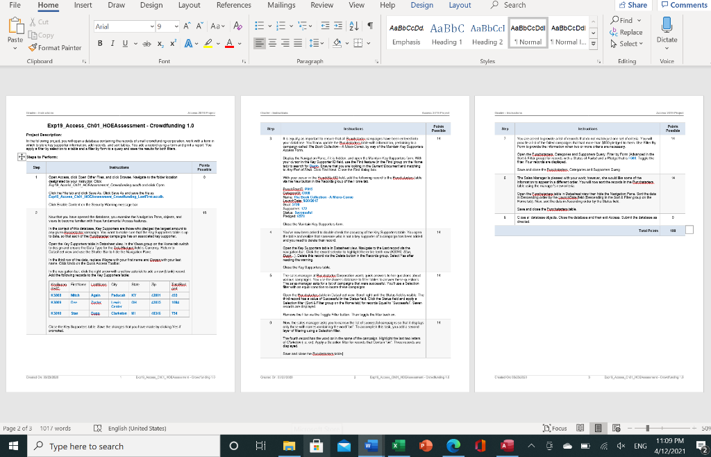 File Home Home Insert Draw Design Layout References | Chegg.com