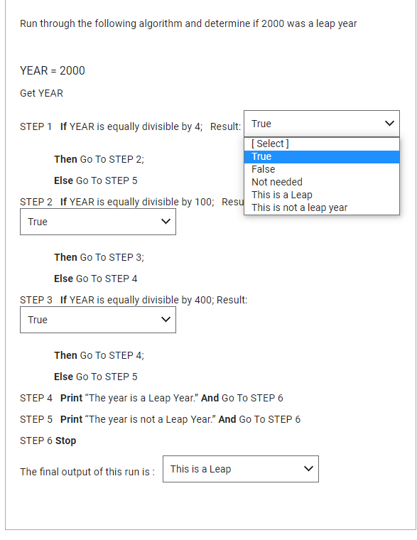 Run through the following algorithm and determine if | Chegg.com