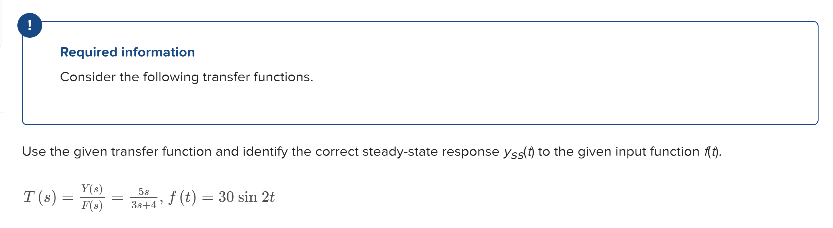 Solved ! Required information Consider the following | Chegg.com