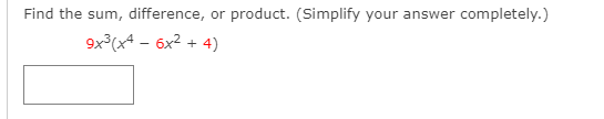 Solved Find the sum, difference, or product. (Simplify your | Chegg.com