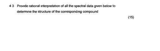 43 Provide rational interpretation of all the | Chegg.com