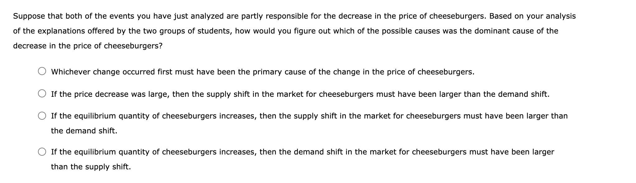 Solved 15. Another supply and demand puzzle The market price | Chegg.com