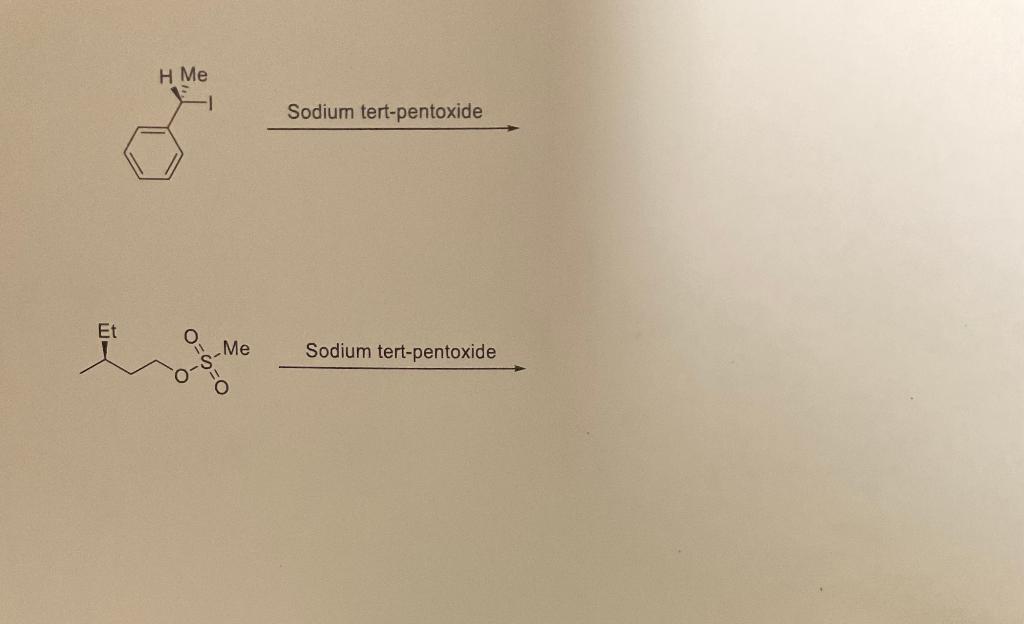 Solved Sodium tert-pentoxide Sodium tert-pentoxide | Chegg.com