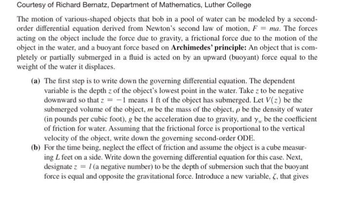 Courtesy of Richard Bernatz, Department of | Chegg.com