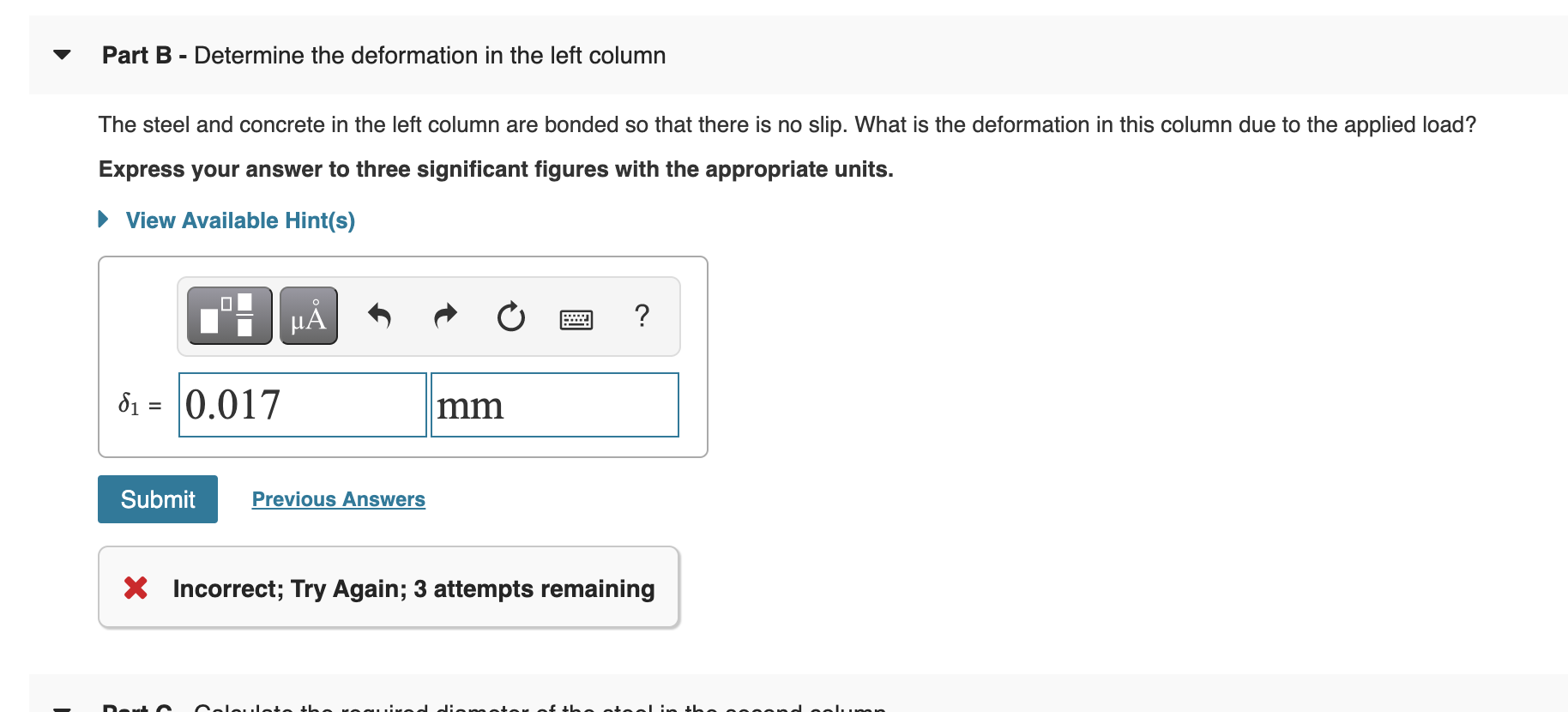Solved Learning Goal: To use deformation compatibility | Chegg.com