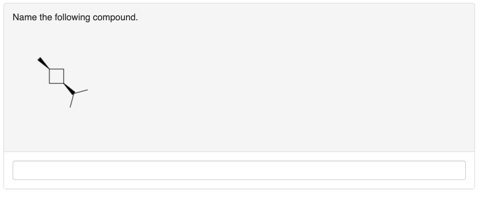 Solved Name the following compound. Name the | Chegg.com