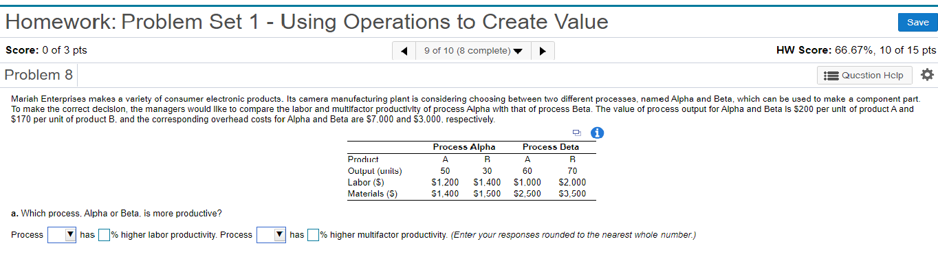 Solved Homework: Problem Set 1 - Using Operations to Create | Chegg.com
