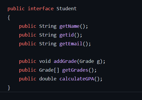 Solved public class Grade \{ Lettergrade letter; int | Chegg.com