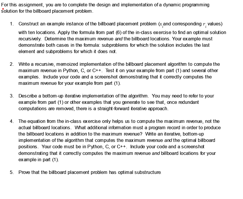 For this assignment, you are to complete the design | Chegg.com