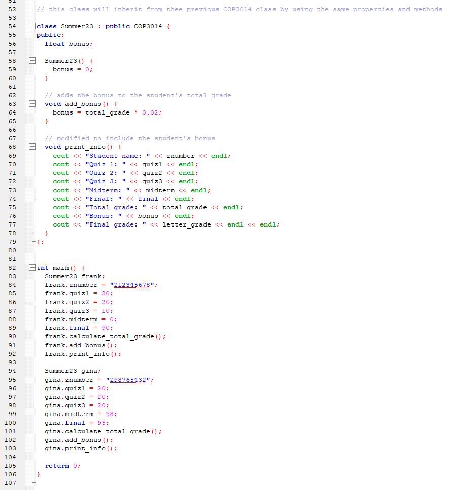 Solved Submit 3 compilation files with your name and | Chegg.com