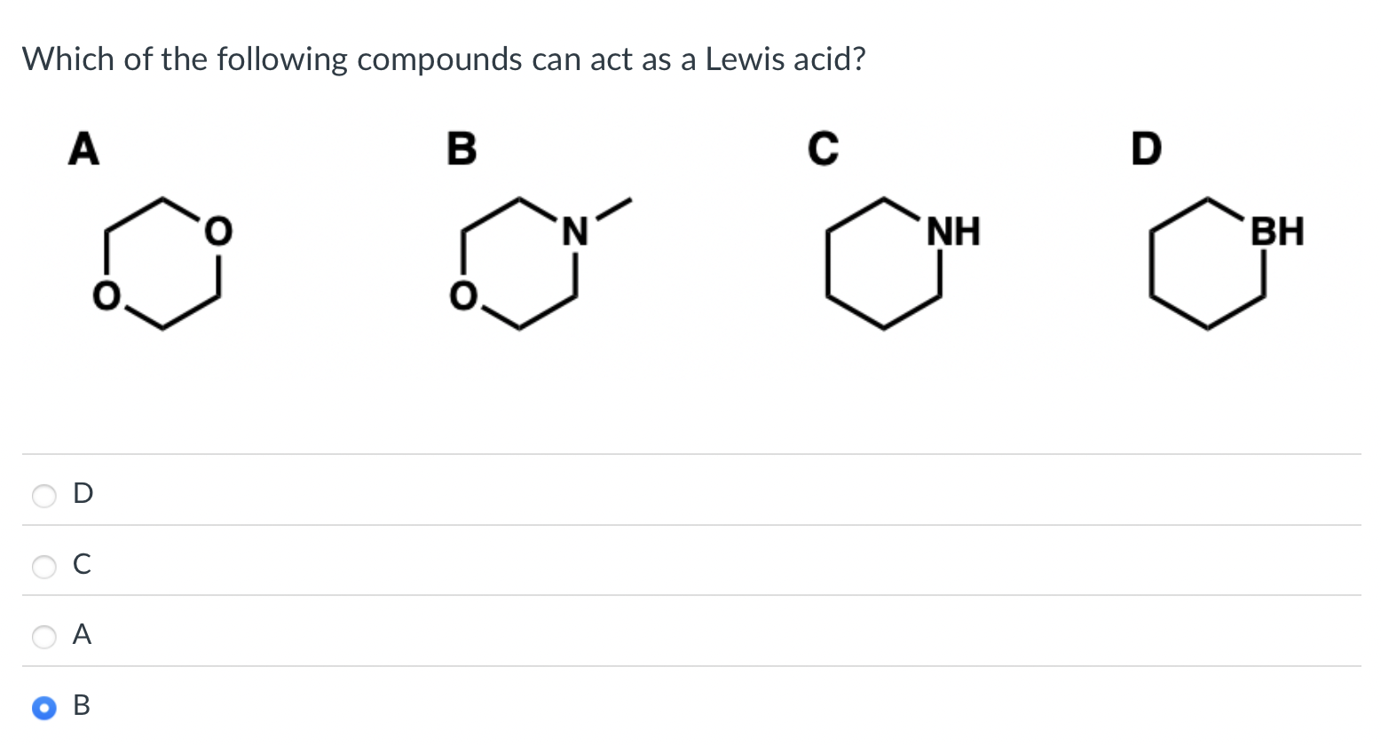 Solved Need help on this question. Thanks.Which of the | Chegg.com