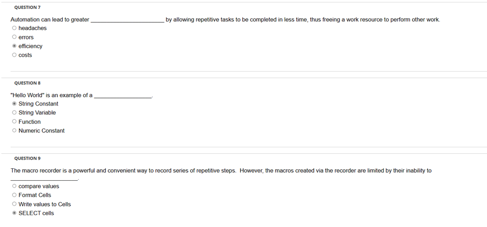 Solved Automation can lead to greater by allowing repetitive | Chegg.com