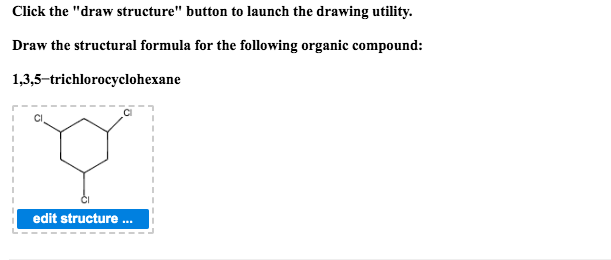 Solved Click the "draw structure" button to launch the | Chegg.com