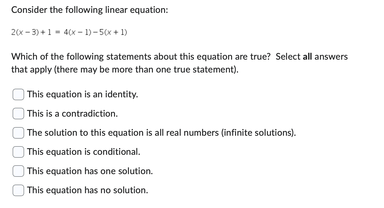Solved Consider the following linear | Chegg.com