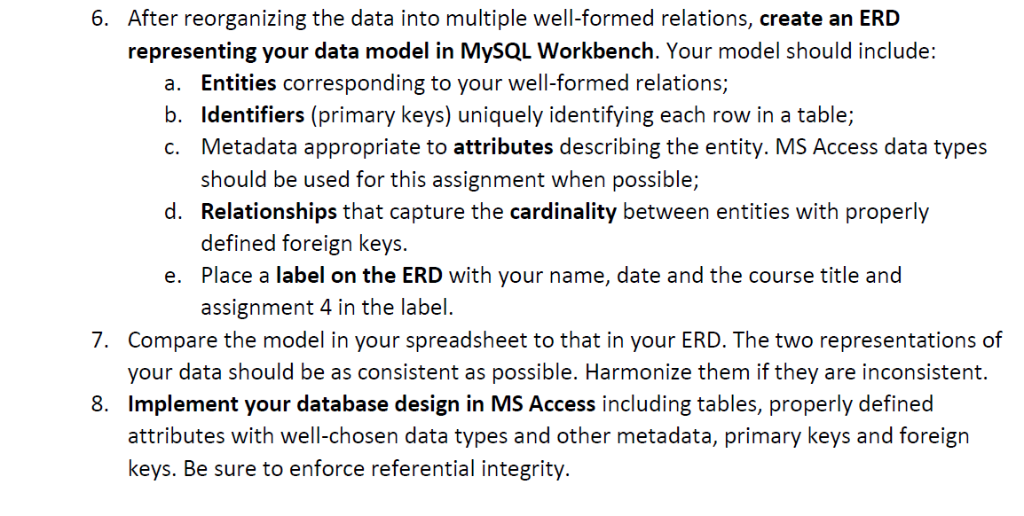 Solved Assignment 4: Database Implementation Introduction So | Chegg.com