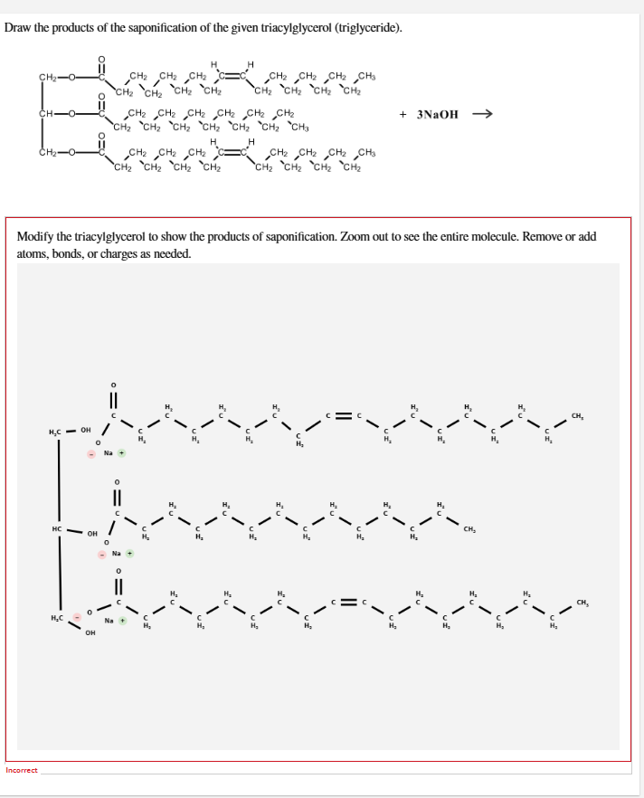 Solved Draw the products of the saponification of the given | Chegg.com