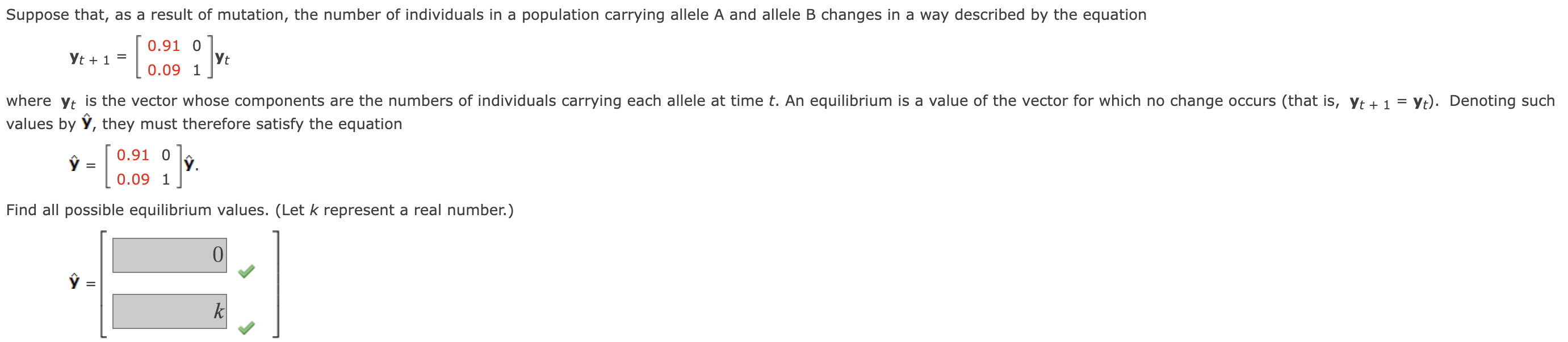 Solved Suppose that, as a result of mutation, the number of | Chegg.com