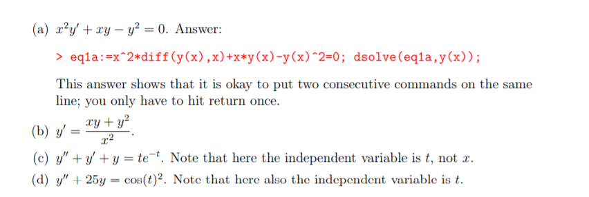 Solved 1. For each part of this problem, write down the | Chegg.com